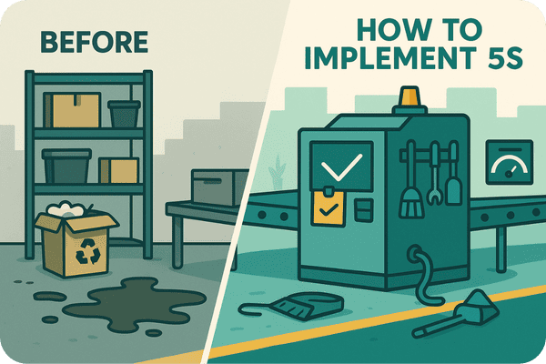 How To Implement 5S: Step-by-Step Guide With ROI Calculator & Printable Checklist | Learn Lean Sigma